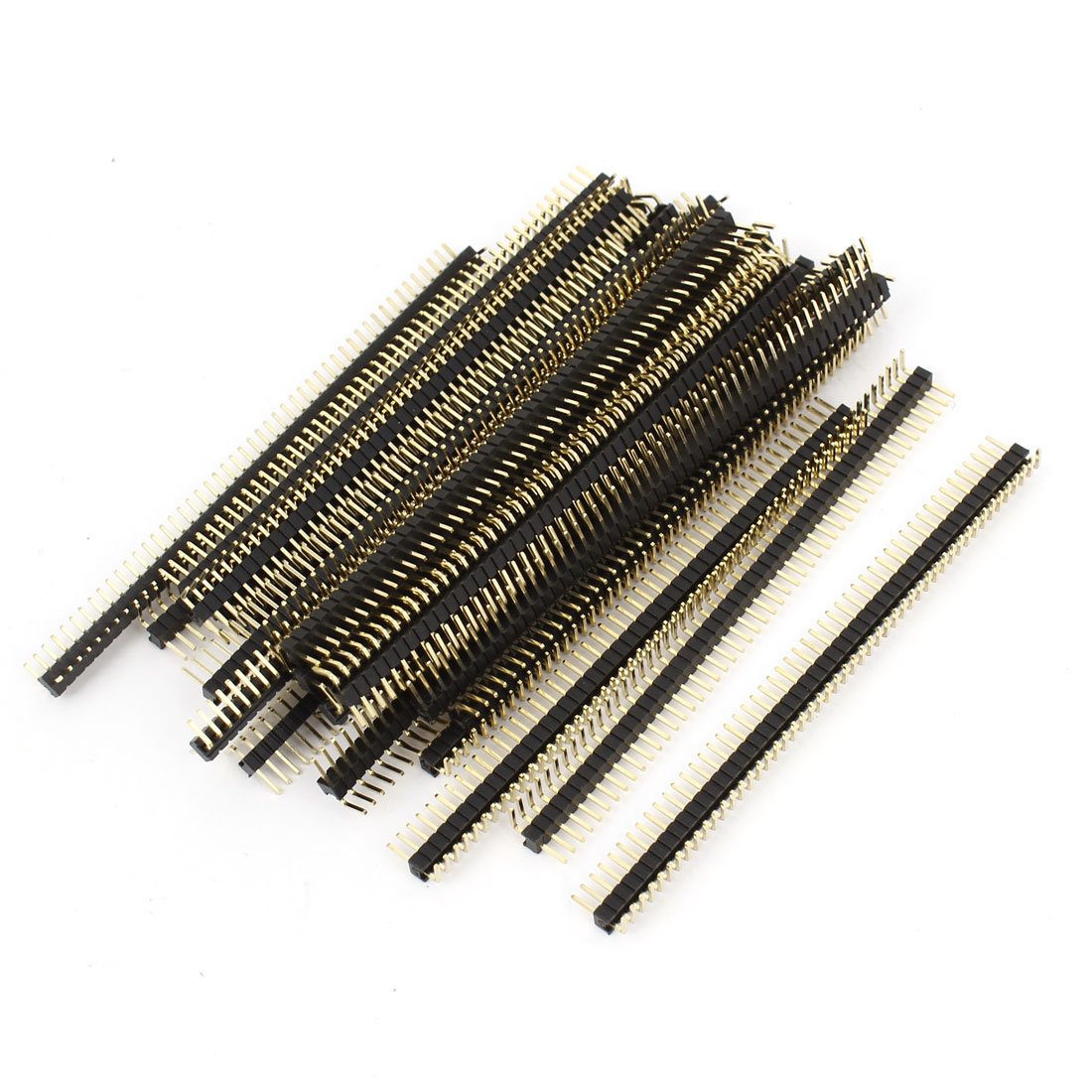 IIVVERR 30PCS 1.27mm Separación 50P Ángulo recto Pin macho Conector ...