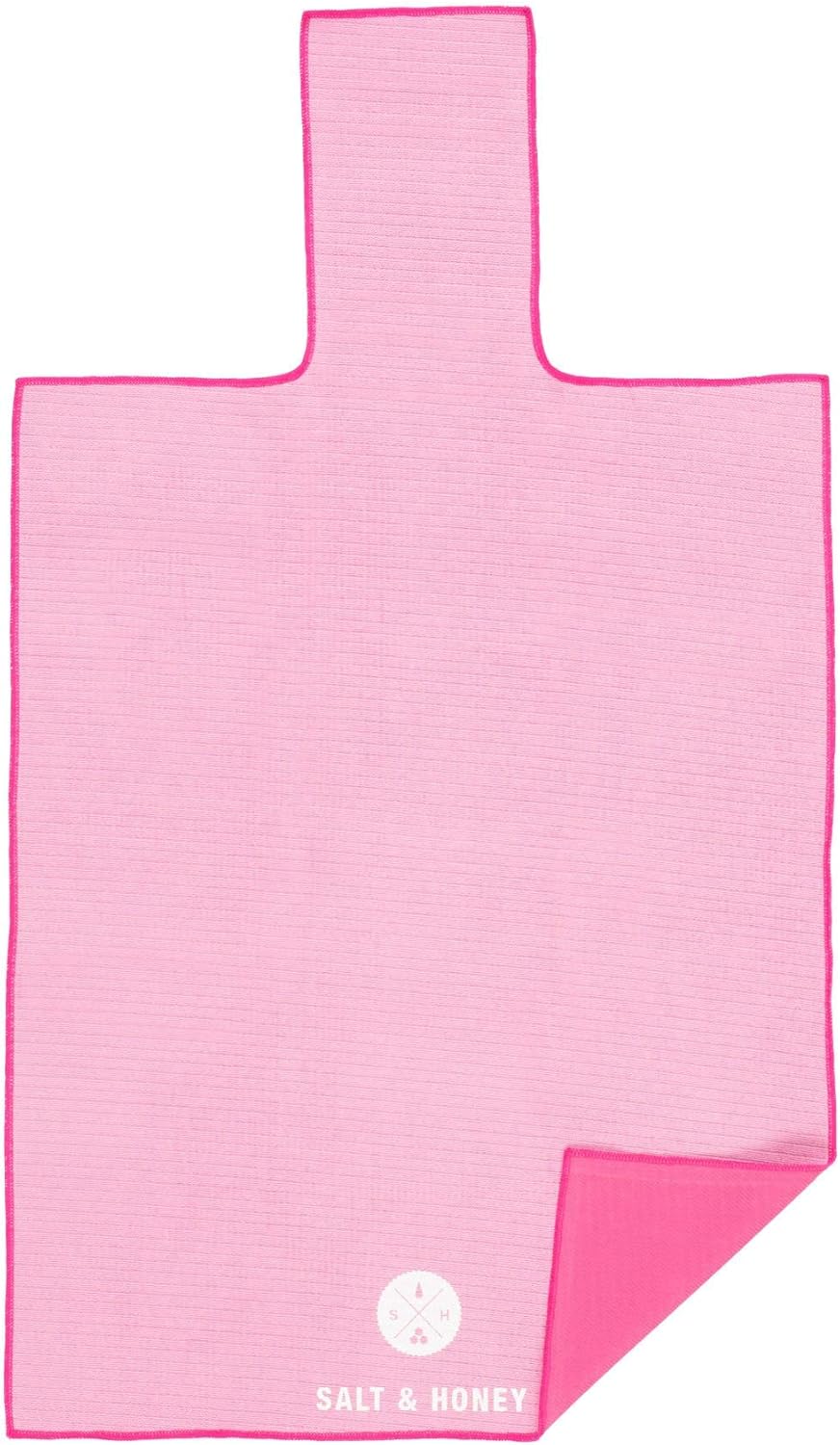 Salt & Honey Non-Slip Pilates Reformer Mat Towel (Pink) - BigaMart
