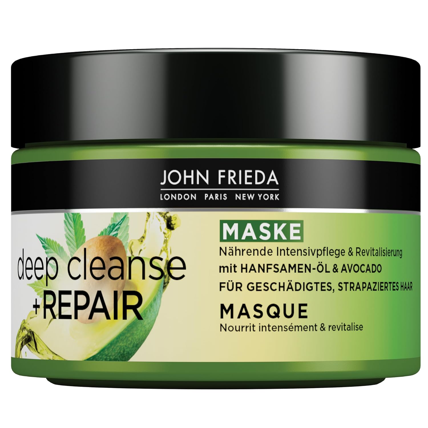 John Frieda - Deep Cleanse & Repair Maske / Kur - Inhalt: 250 ml - Mit ...