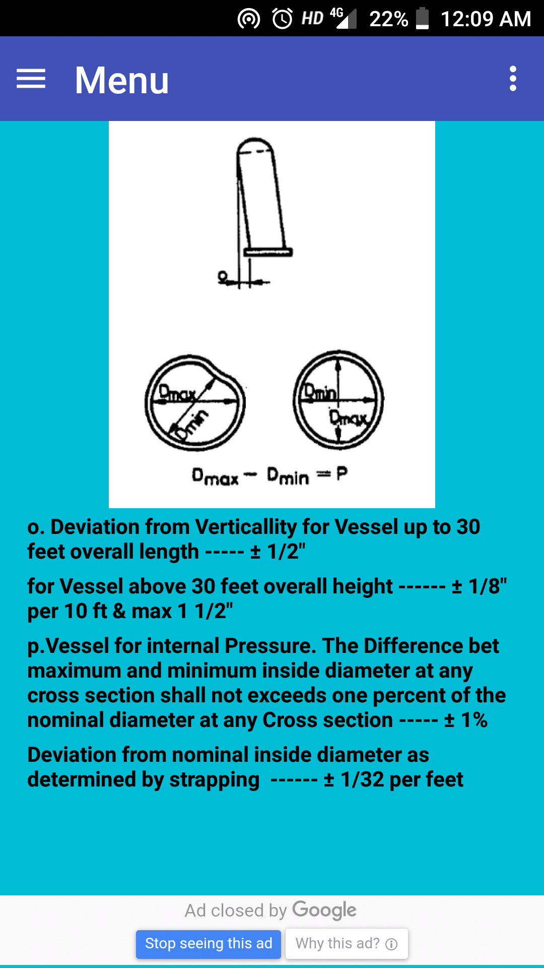 Pressure Vessels Tolerance - App on Amazon Appstore