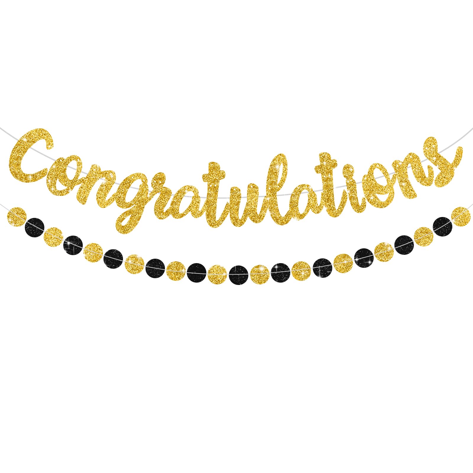 Amazon.com: BEISHIDA Gold Congratulations Banner(NO-DIY),2024 ...