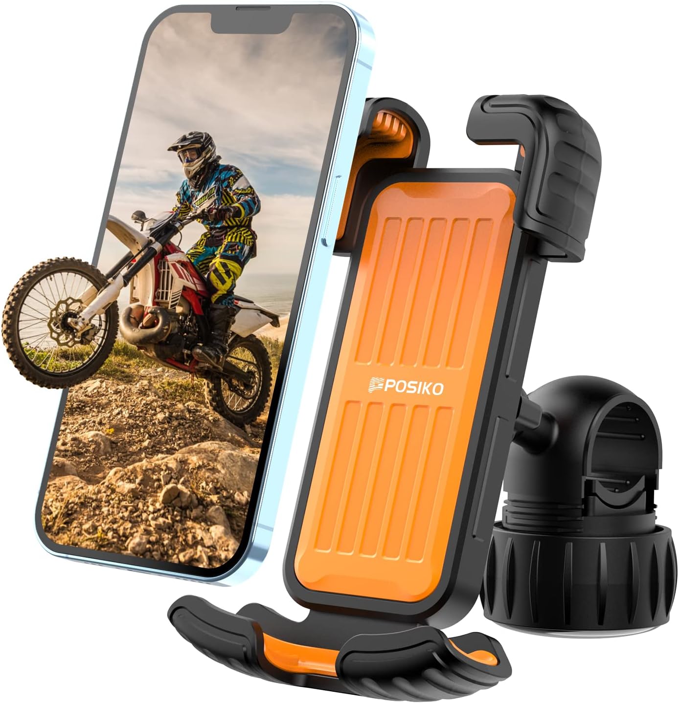 Amazon.com: Bike & Motorcycle Phone Mount - for iPhone 14 Pro (13, 12 ...