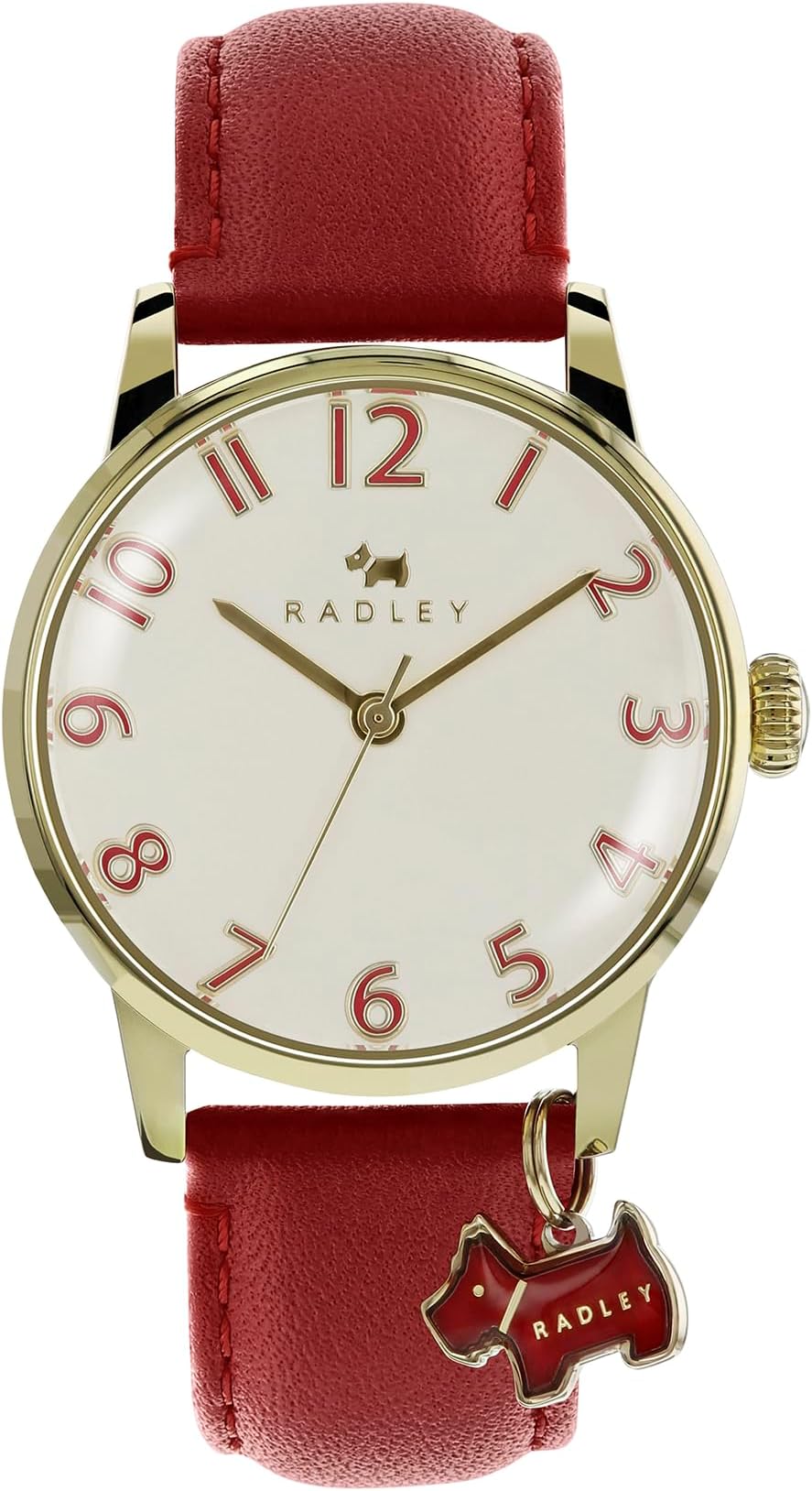 RADLEY Ladies Red Leather Strap Watch RY2250 : Amazon.co.uk: Fashion