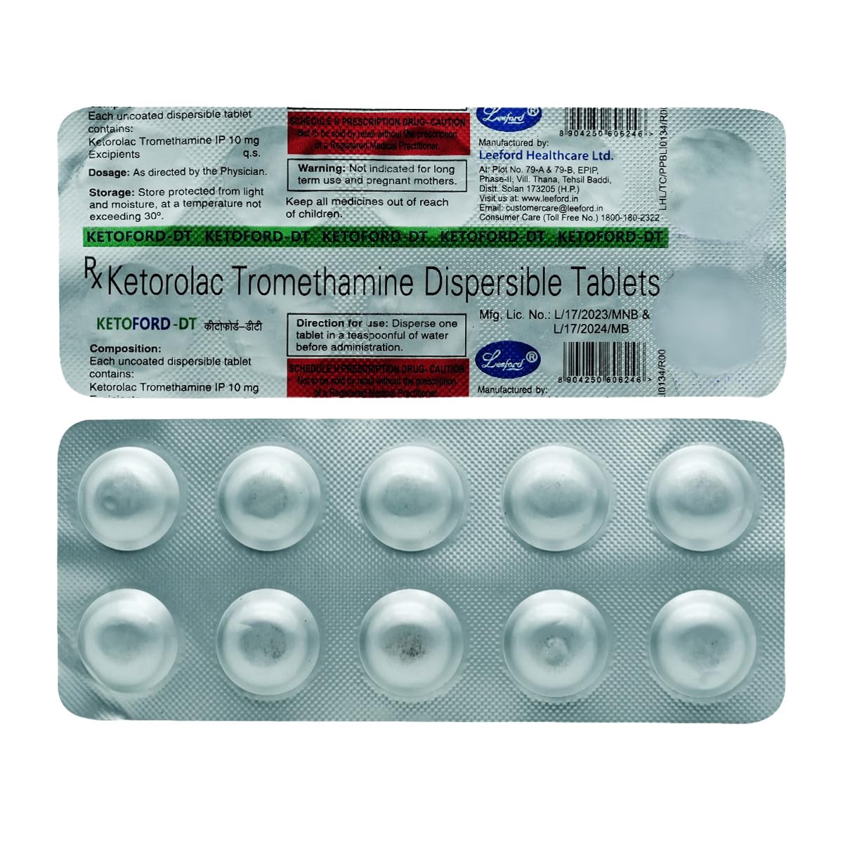 Ketoford-Dt 10Mg Tablet 10'S : Amazon.in: Health & Personal Care