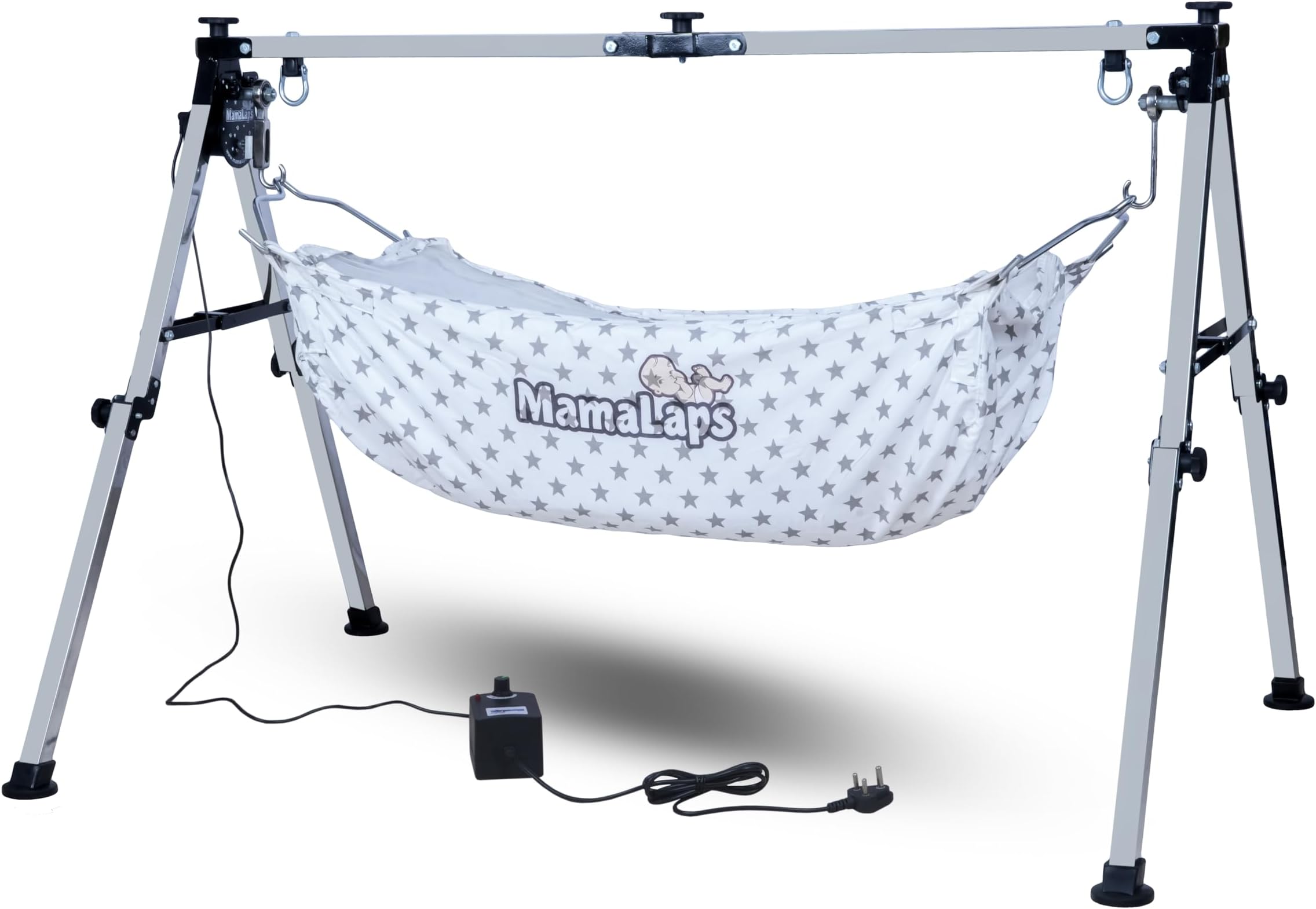 Buy MamaLaps Premium Automatic Electric Baby Swing Cradle with ...