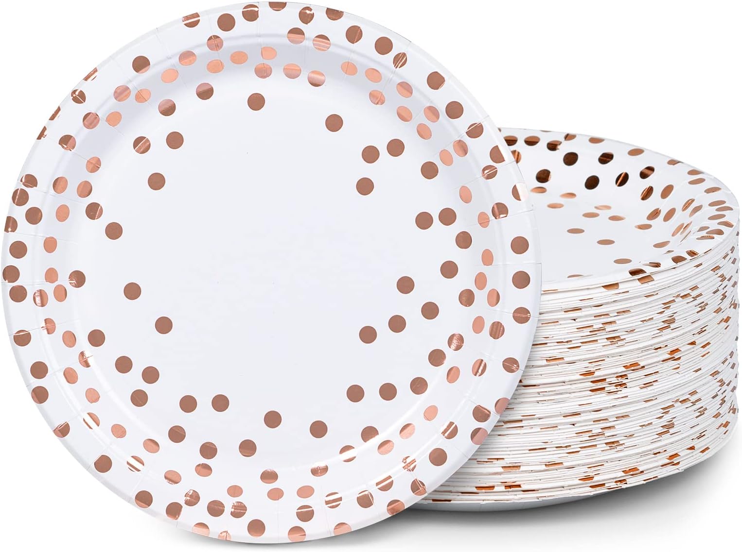 Amazon.com: Oojami 100 Count paper plates 50-9" Dinner Paper Plates, 50 ...
