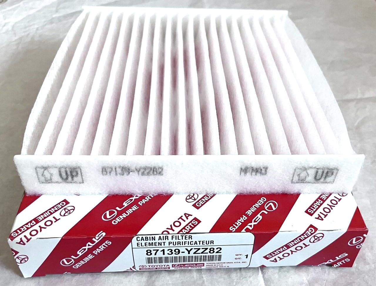 Amazon.com: Toyota Genuine Parts - Element, Air Refiner (87139-YZZ37 ...