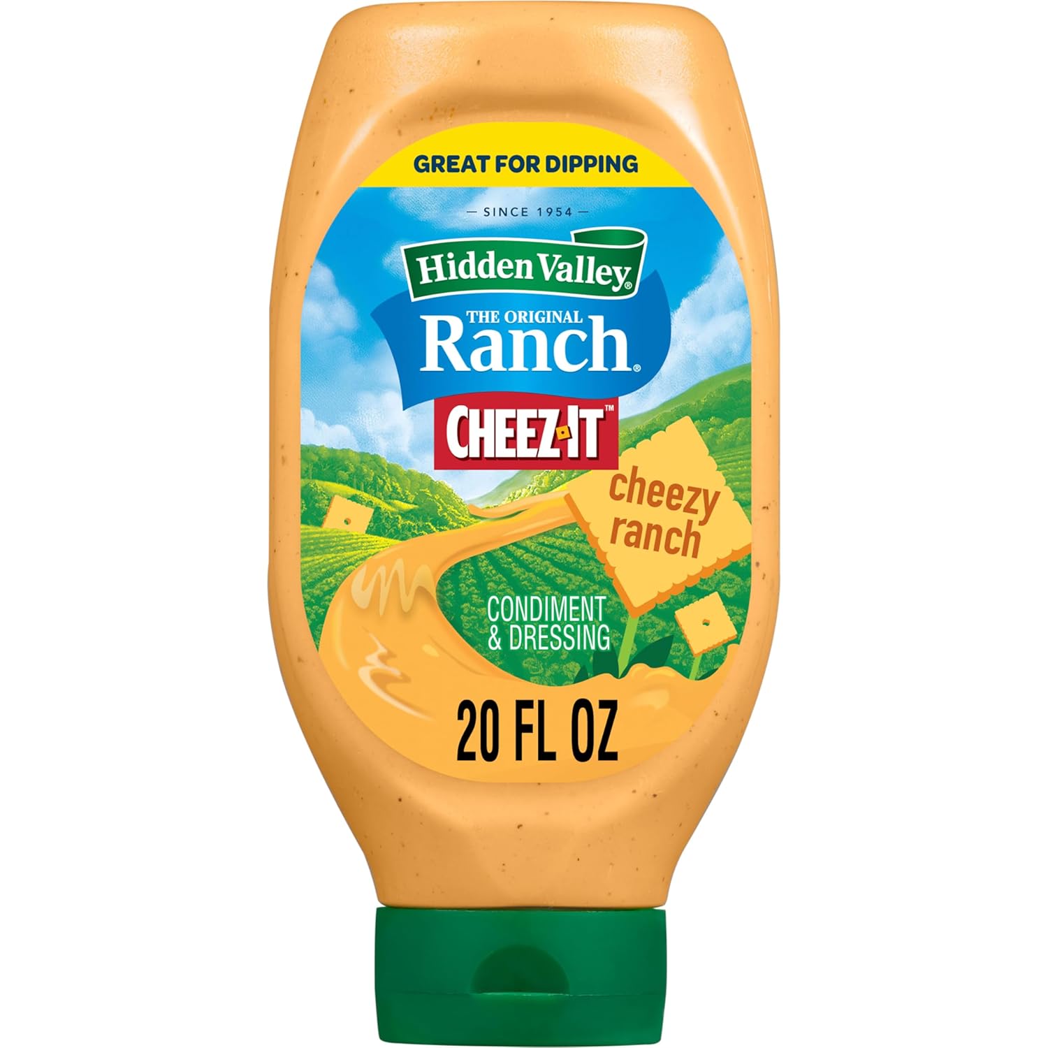 Amazon.com: Hidden Valley Cheezy Ranch Condiment and Dressing, 20 Fluid ...