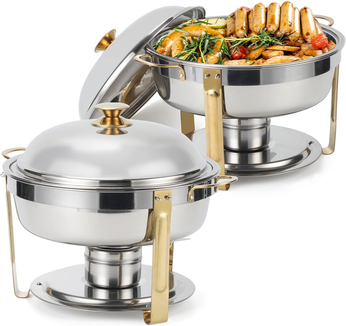 Amazon.com: Amhier 3 Qt and 5 Qt Chafing Dishes for Buffet with ...