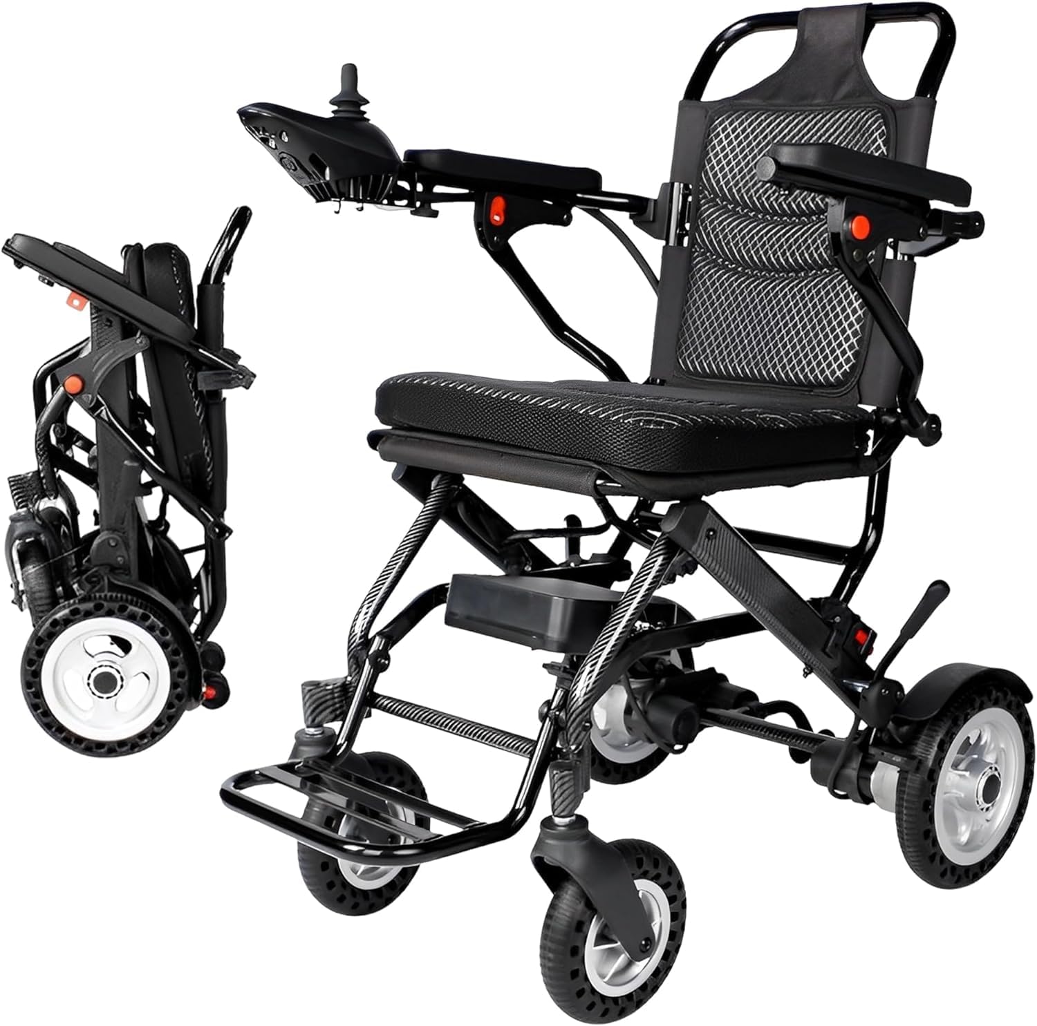 Amazon.com: Lightweight Electric Wheelchair for Adults，27lb Lightweight ...