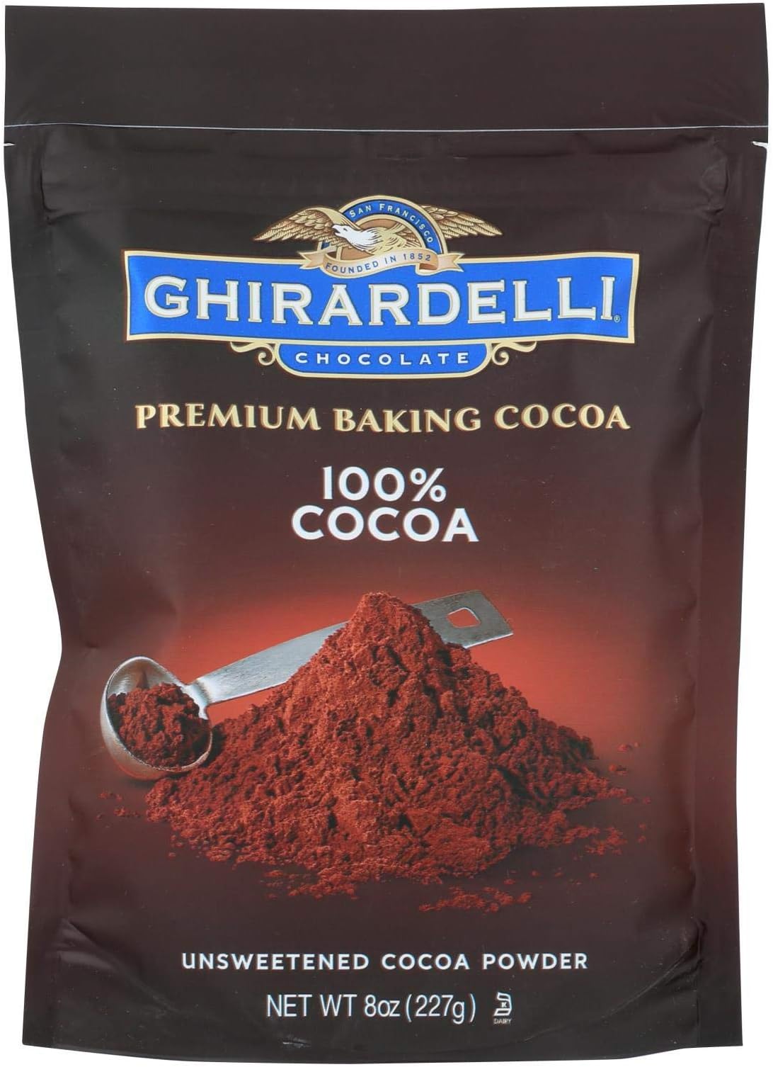 Amazon.com : Ghirardelli 100 Percent Unsweetened Premium Baking Cocoa ...