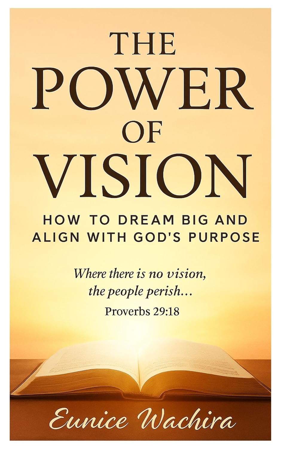 THE POWER OF VISION: HOW TO DREAM BIG AND ALIGN WITH GOD'S PURPOSE ...