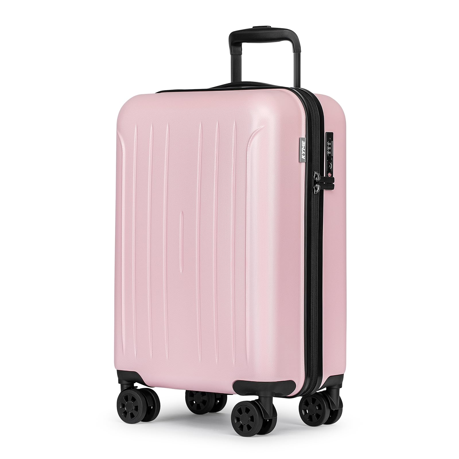 Amazon.com | KYME Pink Carry On Luggage 22x14x9 Airline Approved, 20 ...