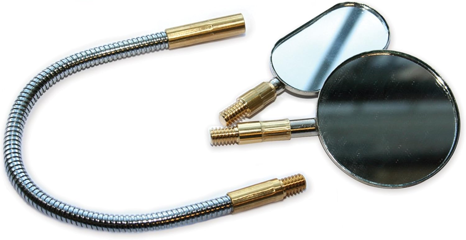 KLEIN TOOLS Super Rod SRMK Inspection Mirror Kit Includes Gooseneck ...