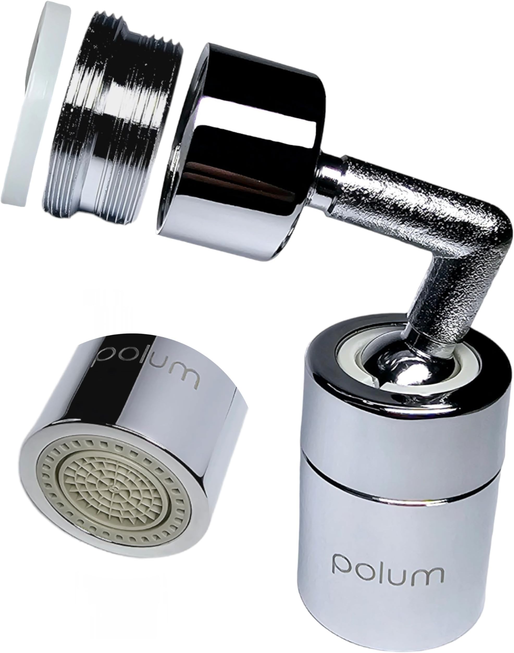 polum® Wasserhahn-Aufsatz – 720° schwenkbar – Spritz- & Strahlmodus ...