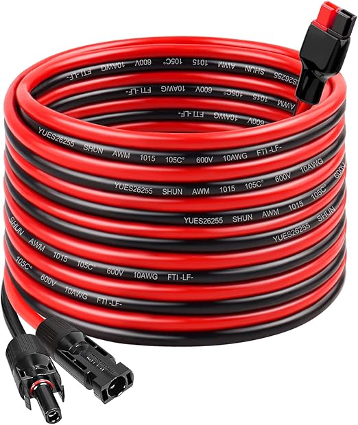 Amazon.com: MOOKEERF 10AWG Solar Panel Cable to Anderson Connector ...