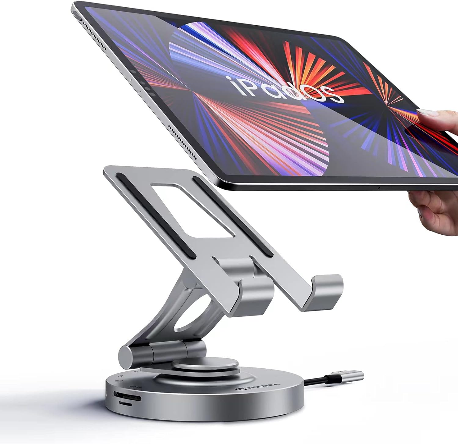 USB C Hub for iPad Pro/Surface Pro 9, 8-in-1 FOLODA Docking Station ...