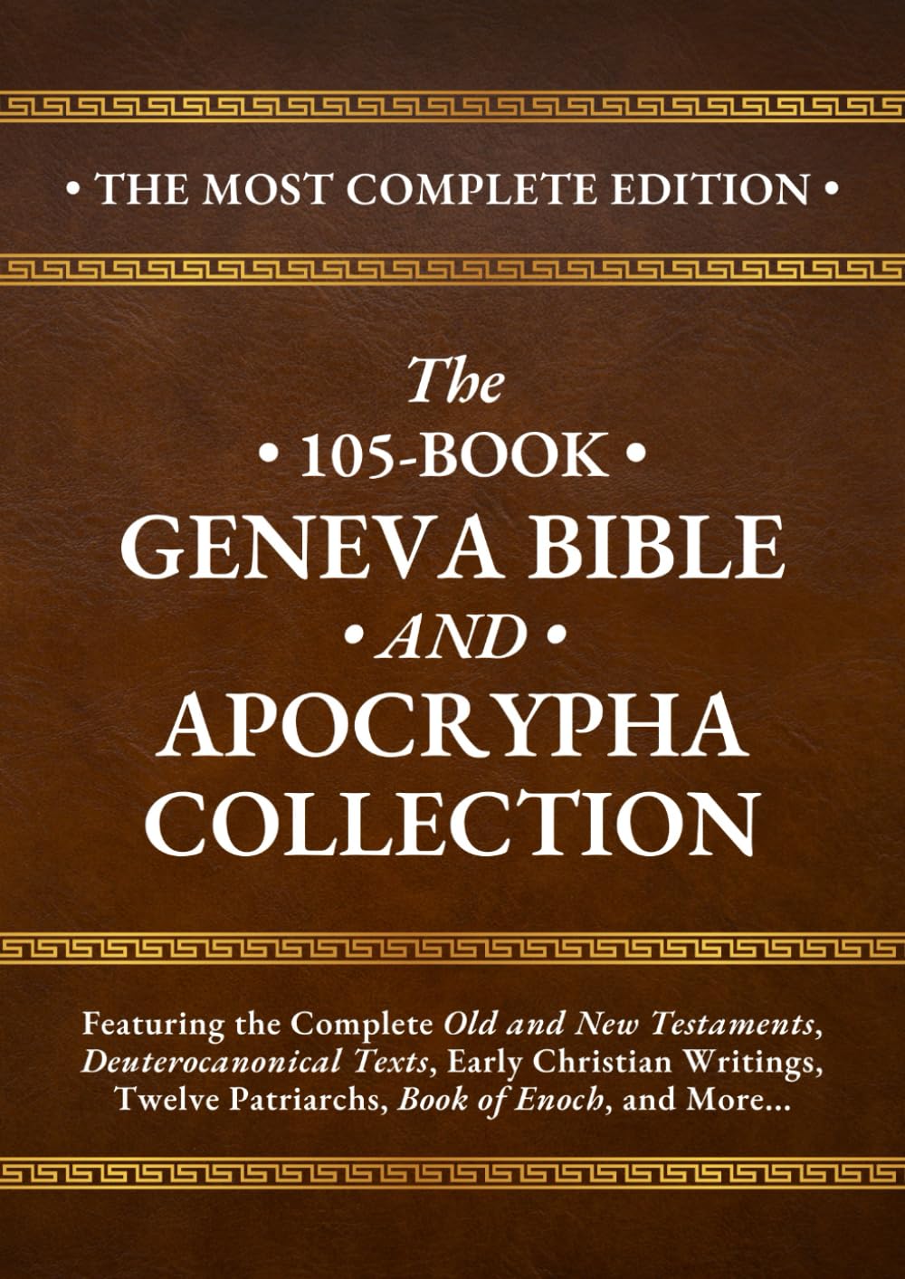 The Most Complete 105-Book Geneva Bible with Apocrypha Collection ...