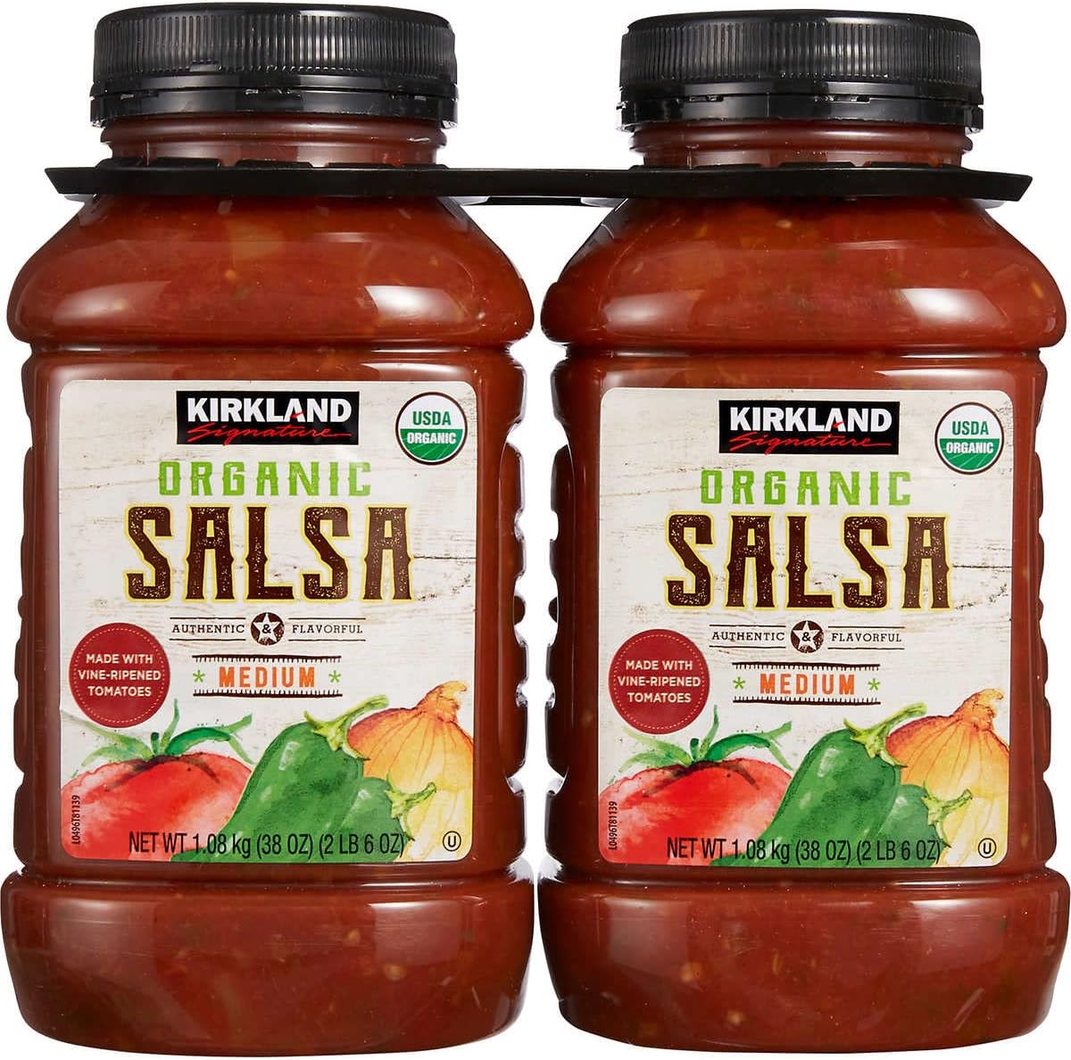 Amazon.com: Kirkland Signature Organic Salsa, Medium, 1.08 kg (Pack of 2)