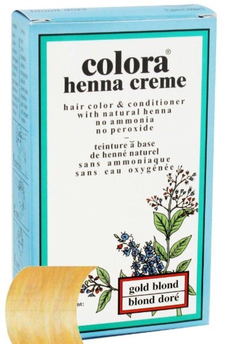 Amazon.com : Colora Henna Creme Hair Color Gold Blond, 2 oz (Pack of 3 ...