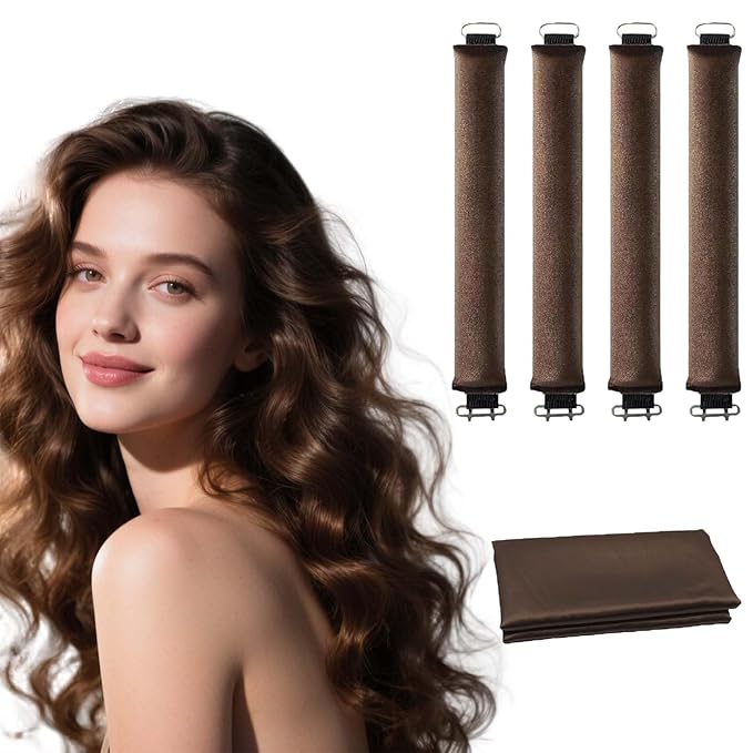 Amazon.com : Heatless Curls Overnight, 5 Pcs Heatless Hair Curler ...