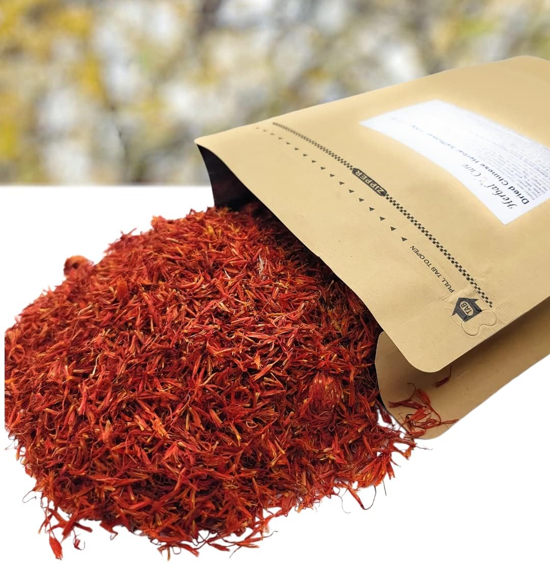 Herbal Cure - Chinese Red Flower Herb Hong Hua Flos Carthami Safflower ...