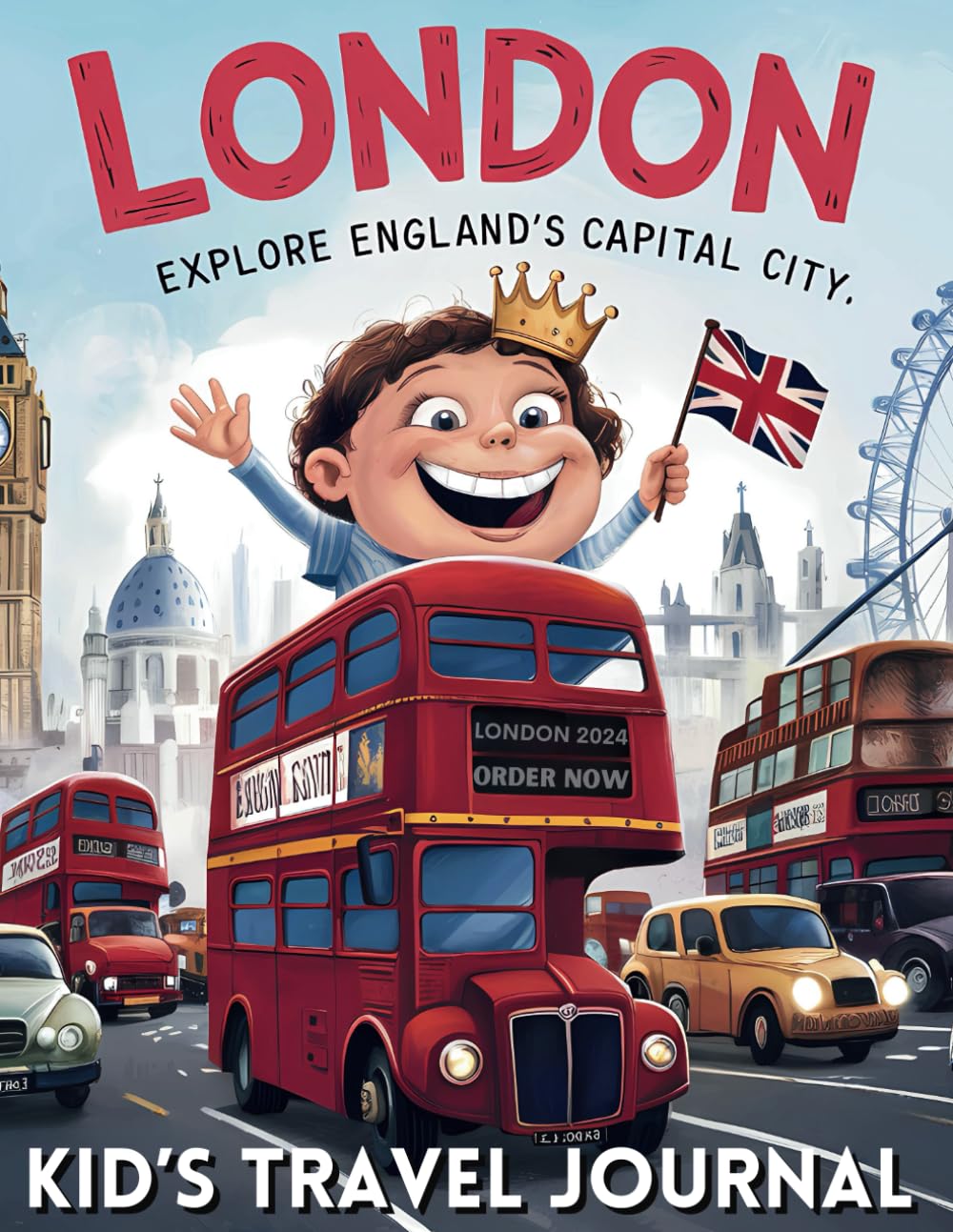 London Activity Book: 100+ Page Educational Travel Journal for Kid's ...