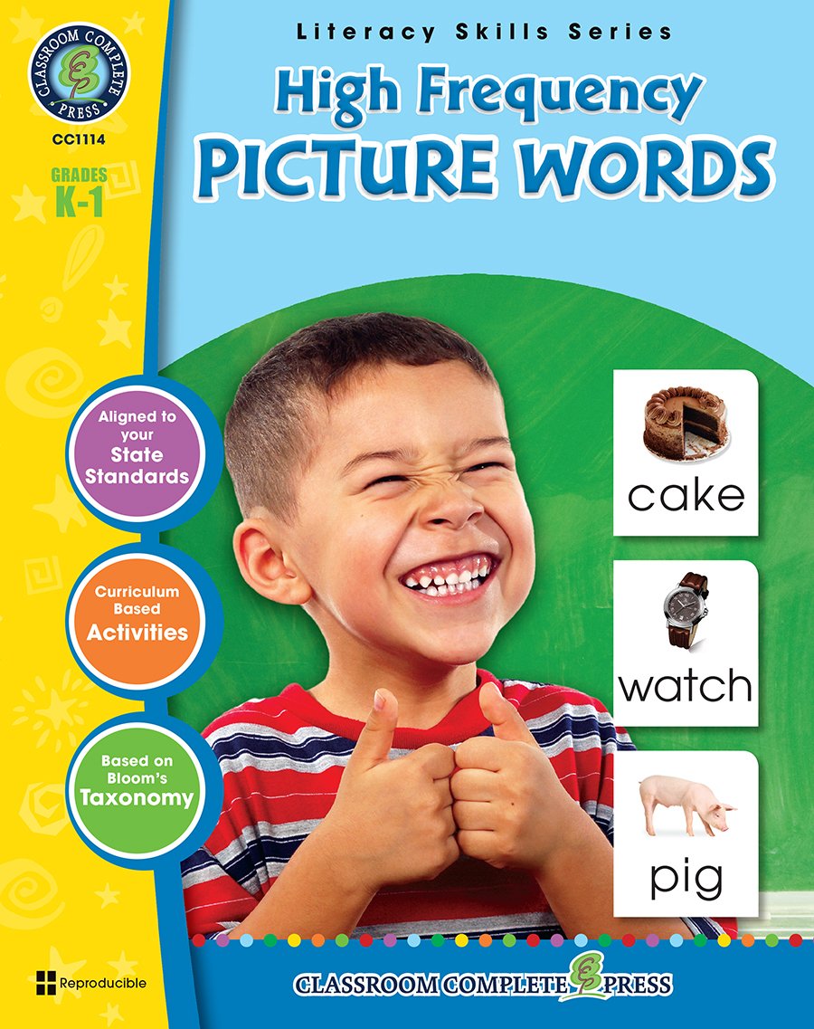 Amazon.com: High Frequency Picture Words Gr. PK-2 - Classroom Complete ...