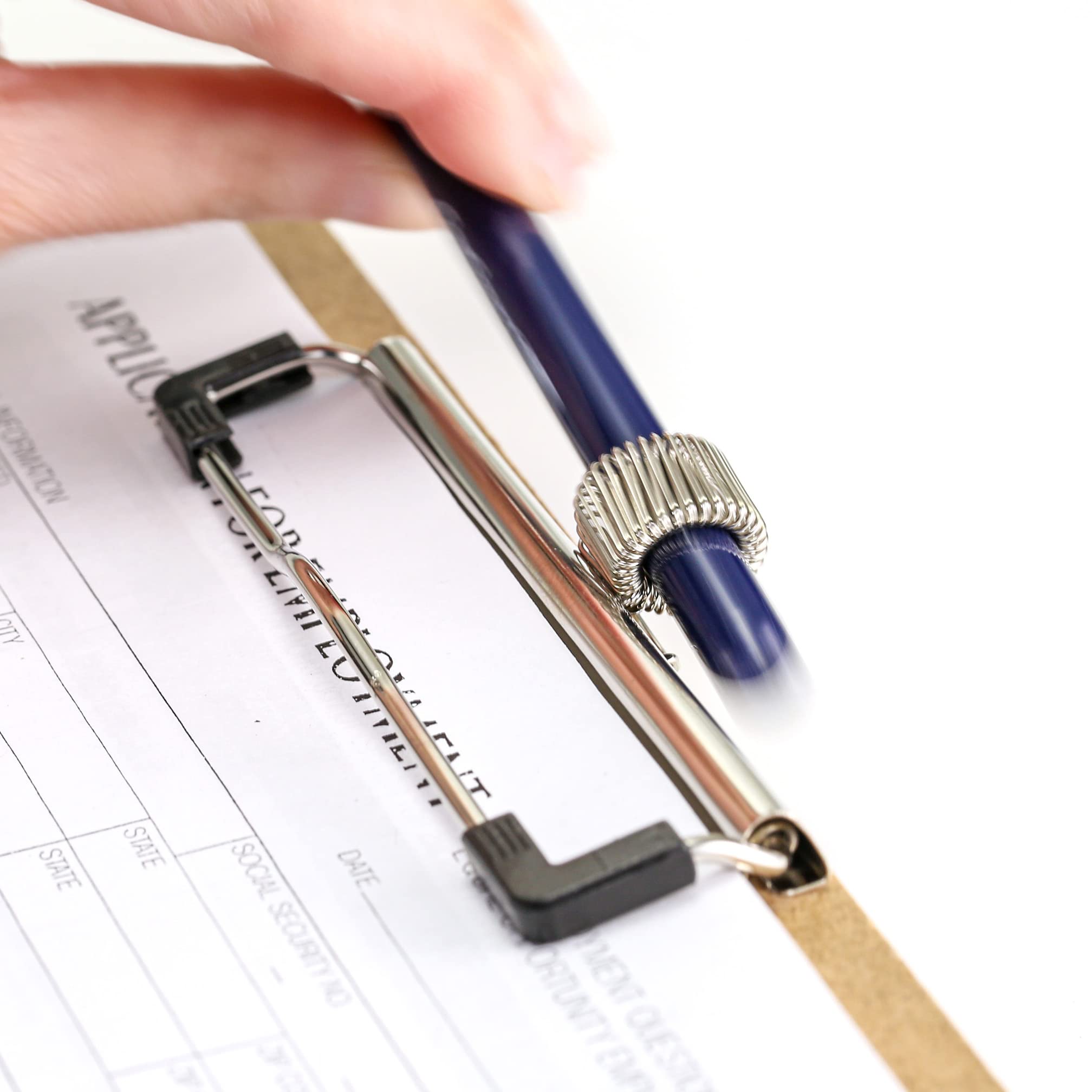 Snapklik.com : Officemate Wood Clipboard, Letter Size, Low Profile Clip
