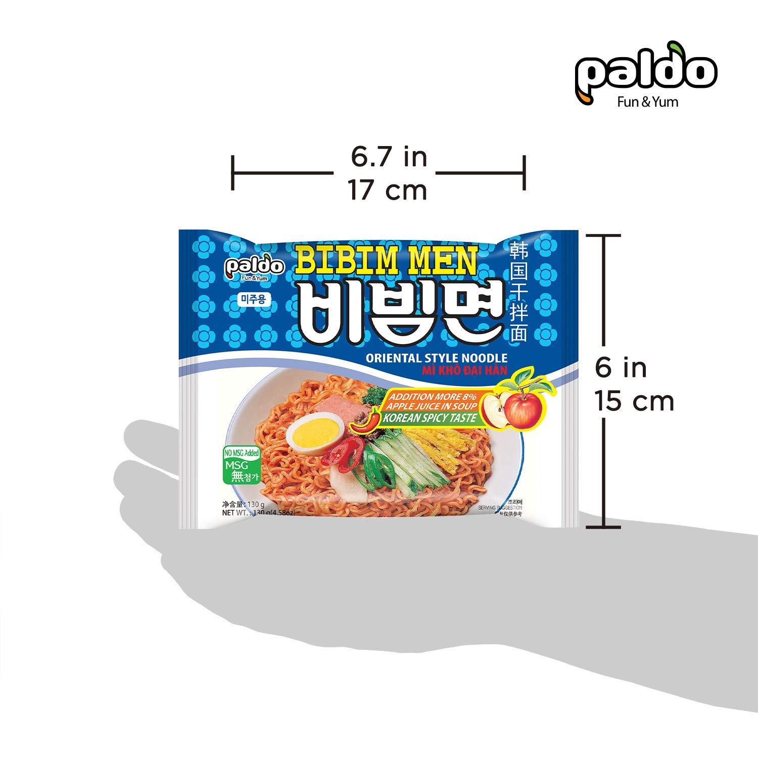 korea Paldo Bibim myun Cold Noodle instant ramen sweet spicy sauce 130g ...