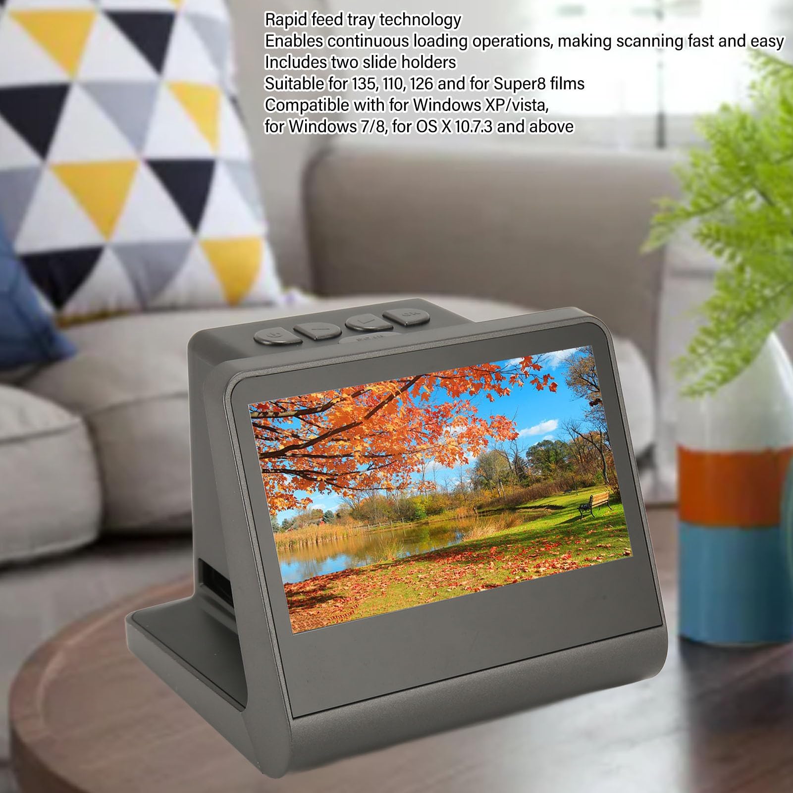 Slide Scanners To Digital With Tray Kenro KNSC201: Digital Film