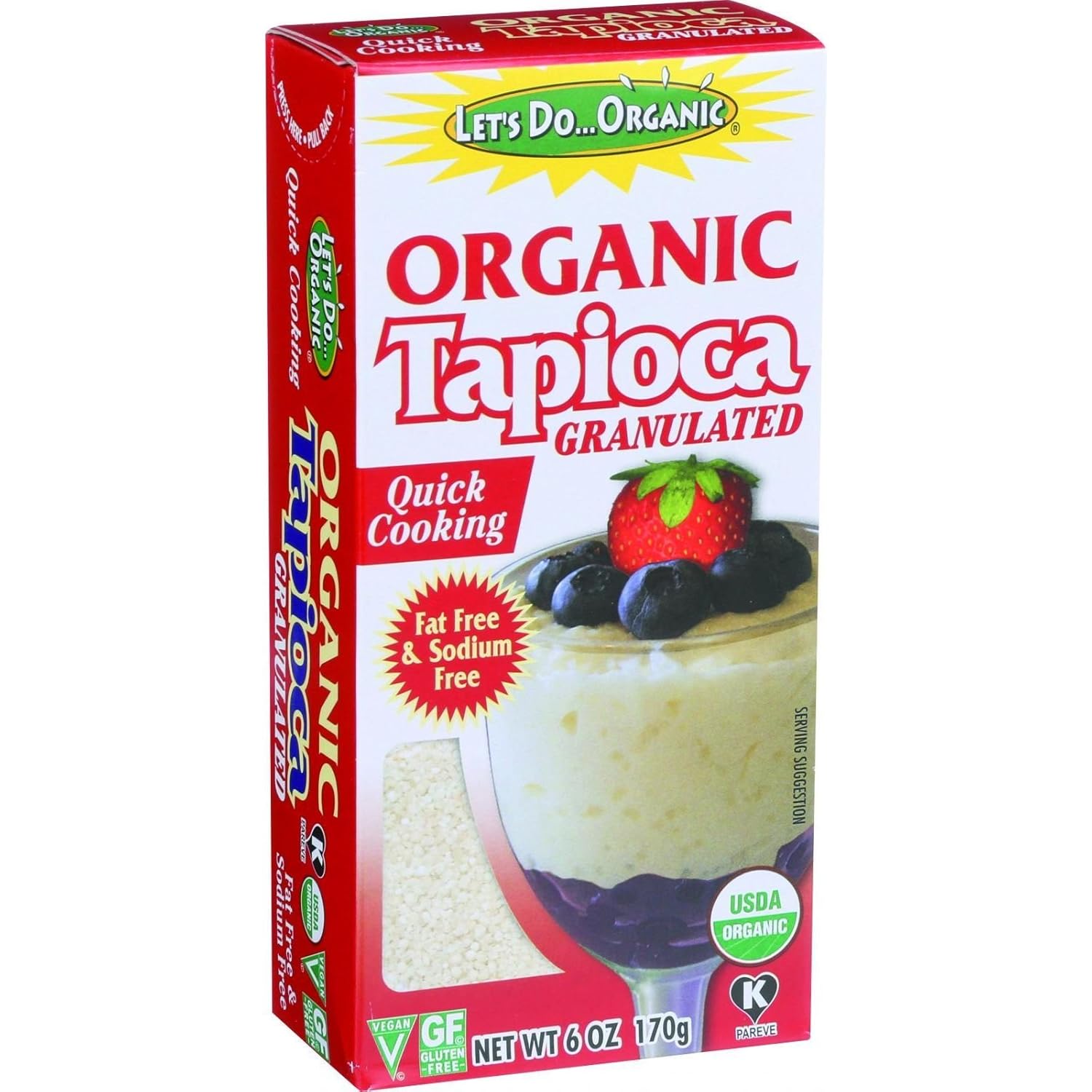 Amazon.com: Let's Do… Tapioca Granules 6 oz. (Pack of 18) : Grocery ...