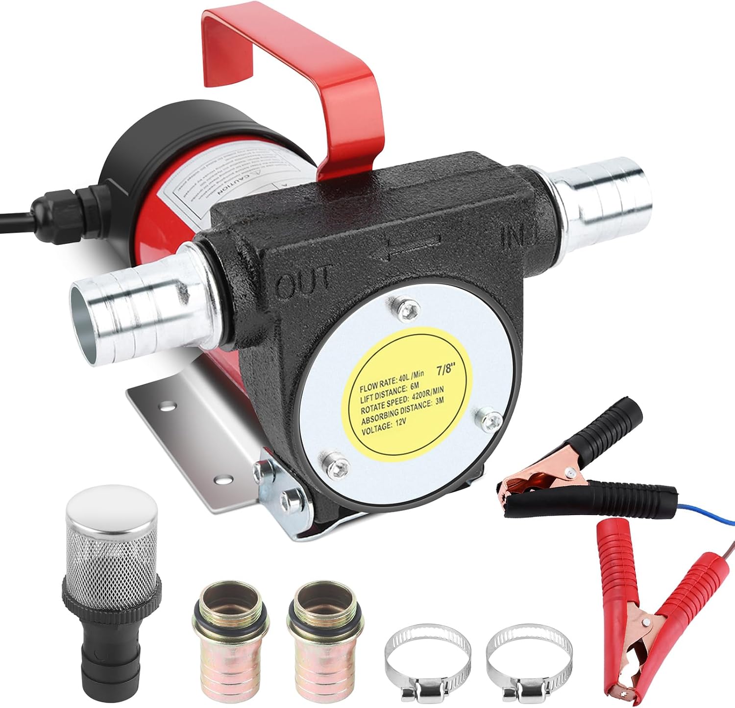 12 V Oil Pump Engine Oil Pump DC Unidirectional Electric Oil Pump Motor ...