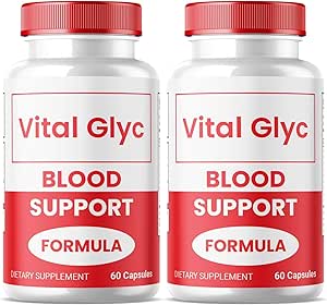 Amazon.com: (2 Pack) Vital Glyc Capsules - Official Blood Support ...