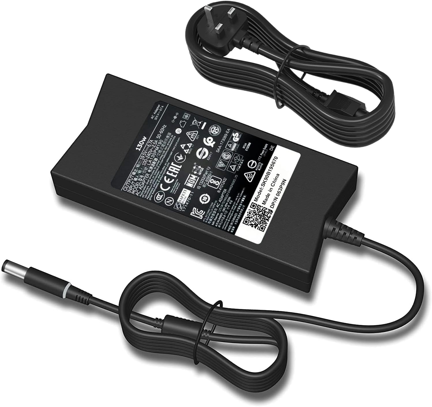 PA-4E DA130PE1-00 JU012 CM161 130W Laptop Charger Compatible with Dell ...