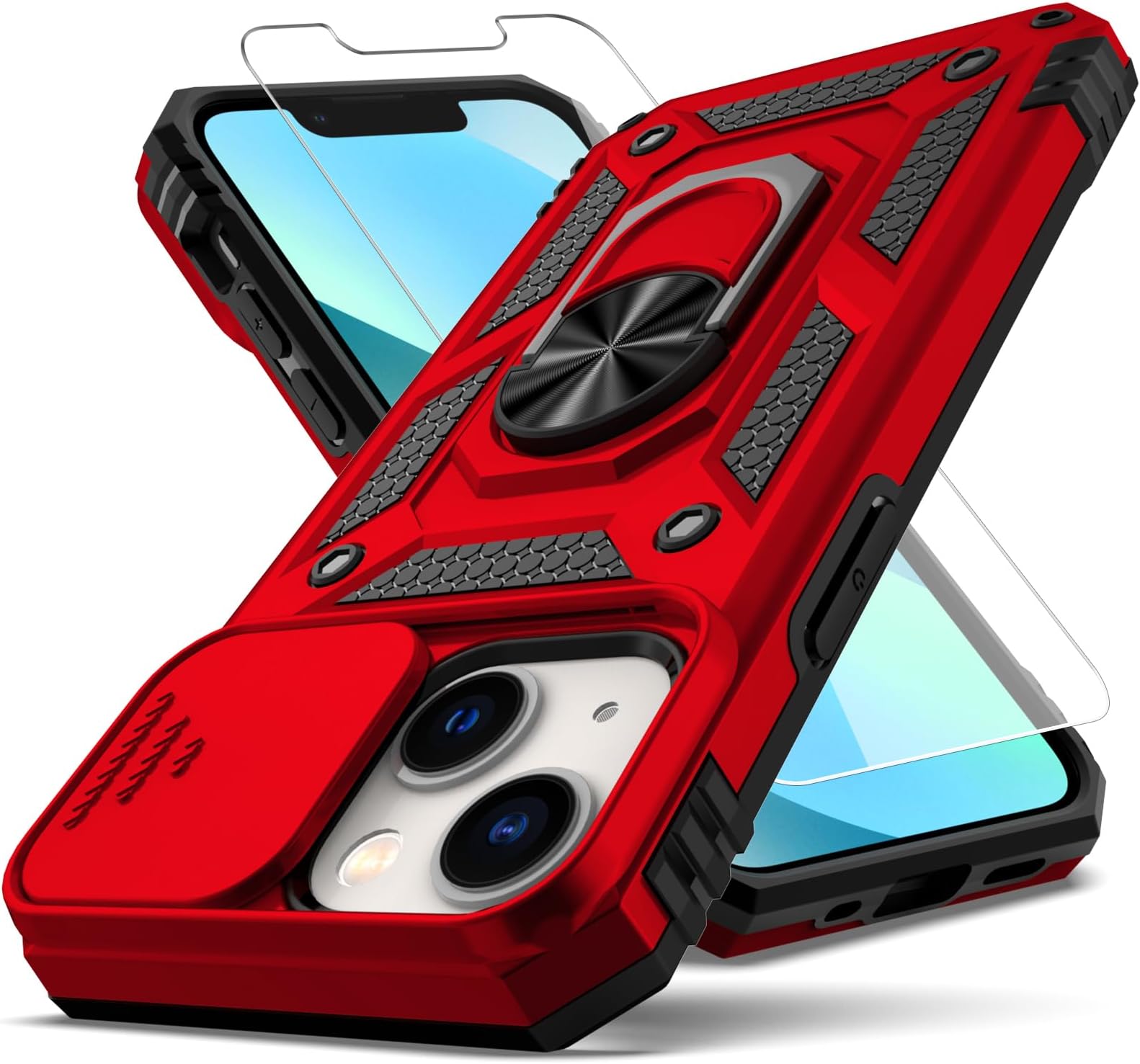 Amazon.com: YZOK for iPhone 12 Mini Case,with Slide Camera Cover HD ...