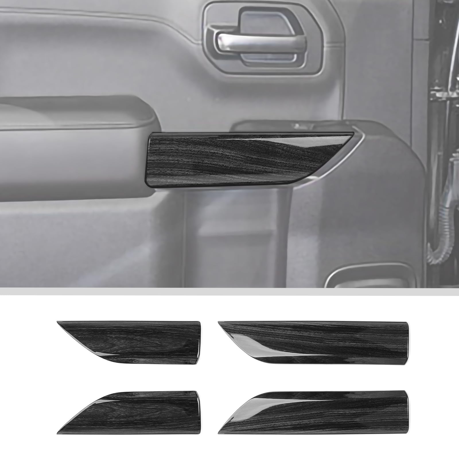 Snapklik.com : JWWY Inner Door Handle Cover Interior Door Pull Trim ...