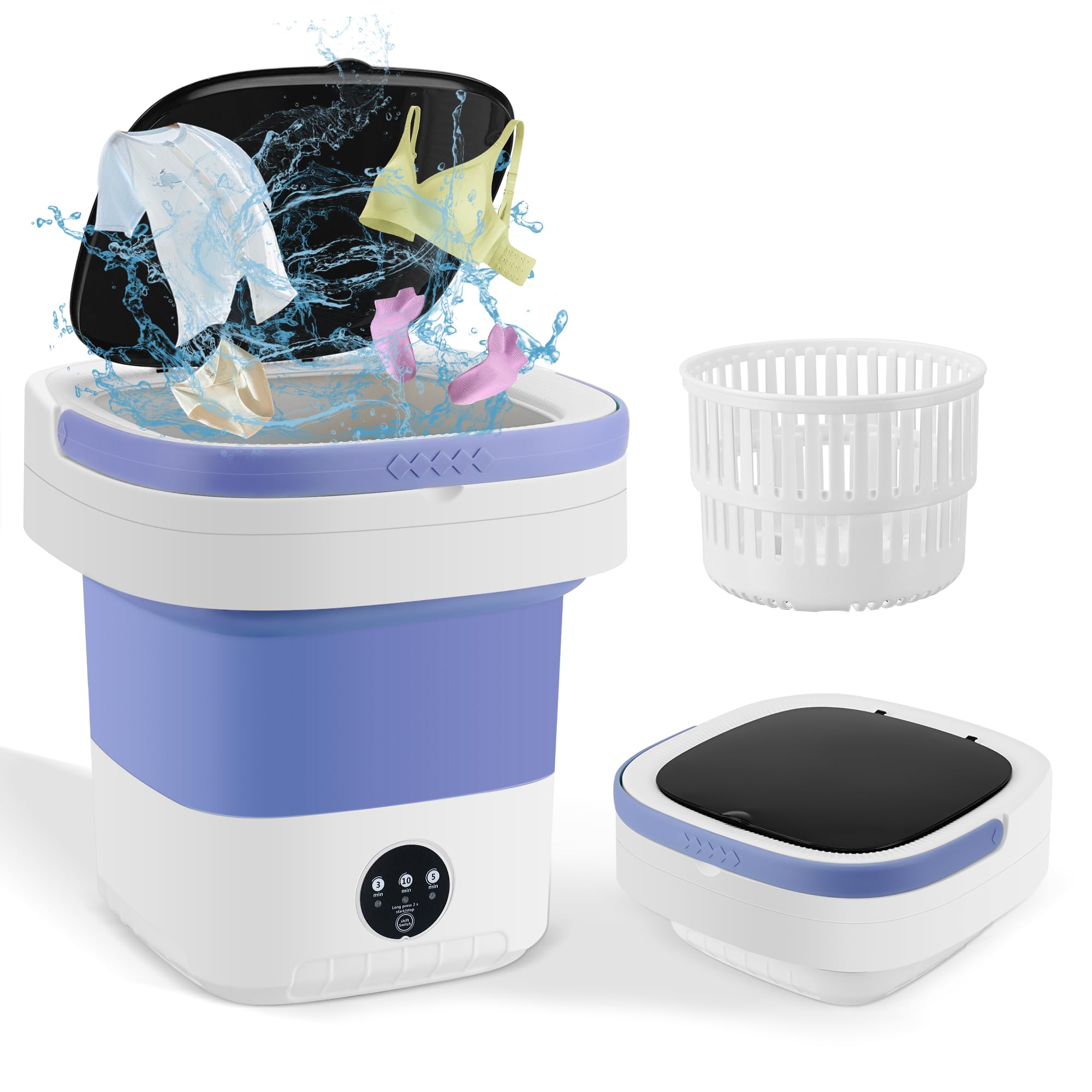 Amazon.com: NISHCON Portable Washing Machine, 11L Upgraded Large ...