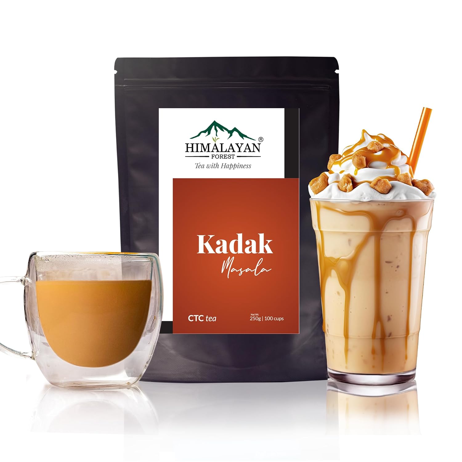 HIMALAYAN FOREST - Kadak Masala Chai Tea With Masala, 100% Pure Loose ...