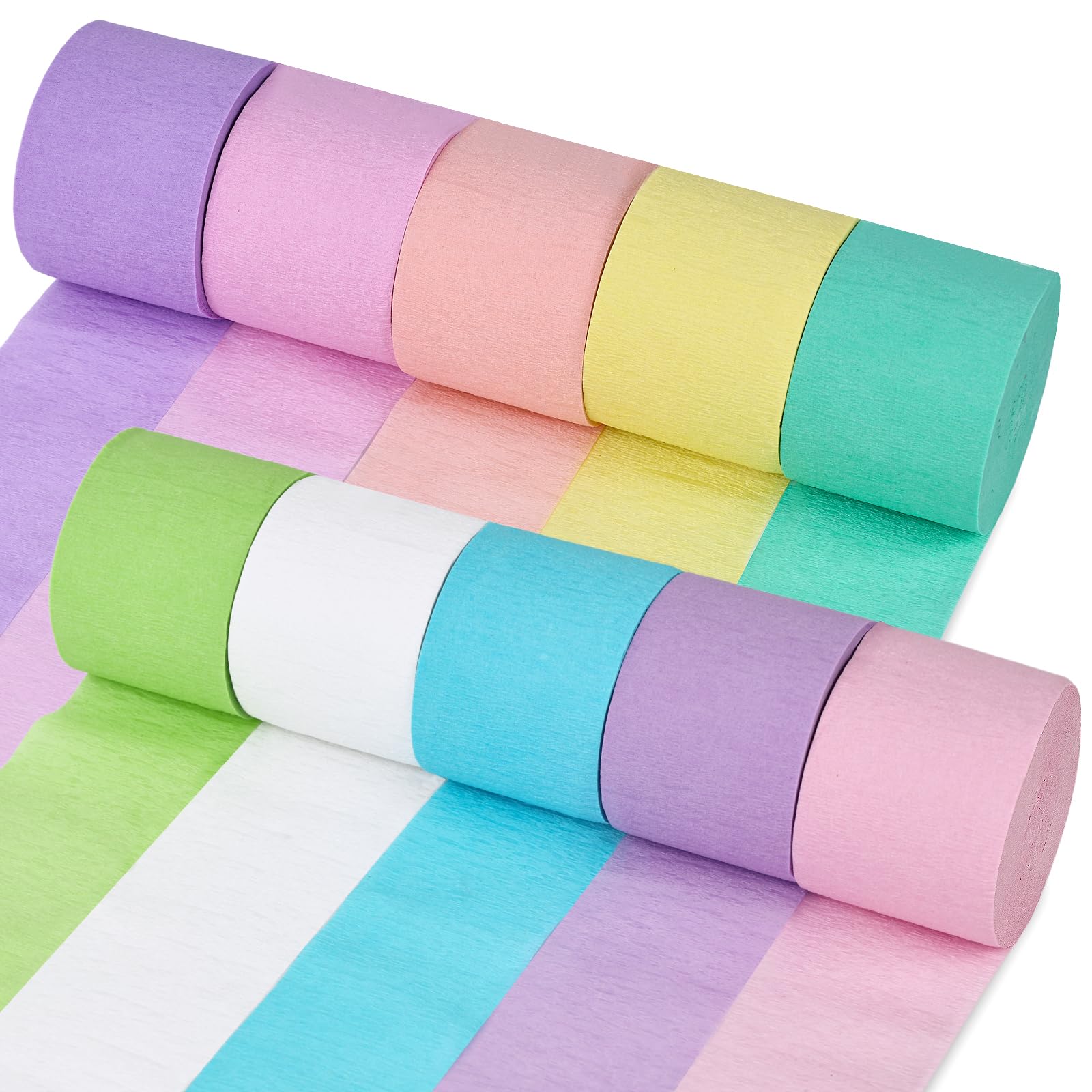 Snapklik.com : Crepe Paper Streamers 10 Rolls 820ft, Pack Of Party ...
