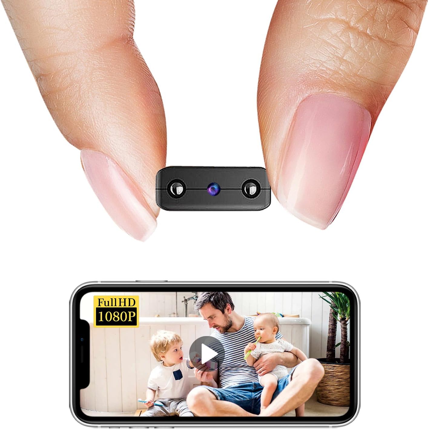 Amazon.com : Smallest Wireless WiFi Camera,HD1080P WiFi Security Camera ...
