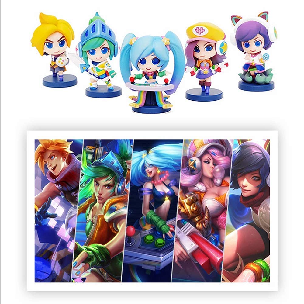 Buy CNGY Hand Doll Statue,Character Model Miss Fortune,Ezreal,Riven ...