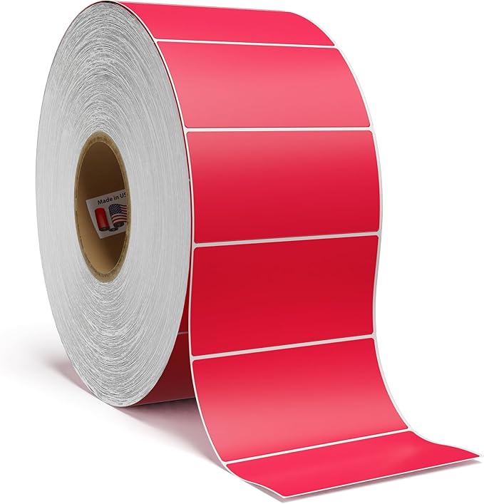 Amazon.com : 4" X 2" Direct Thermal Perforated Stickers Labels for ...