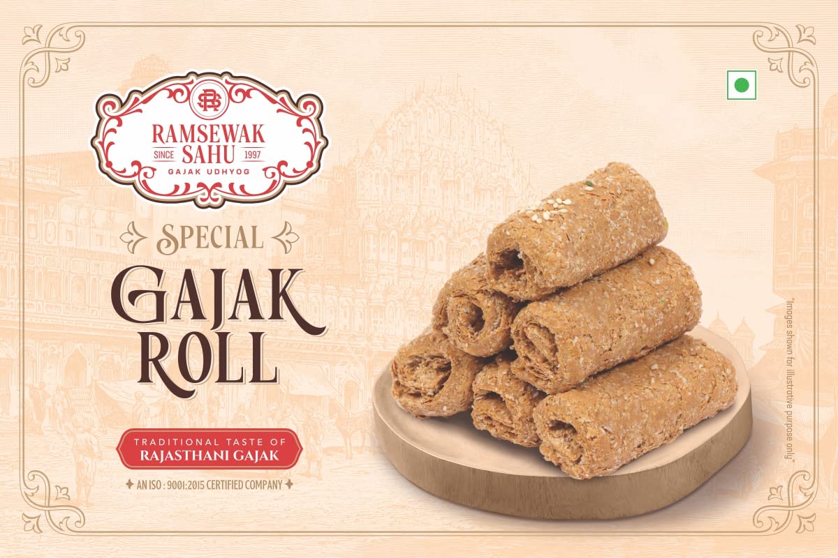 RAMSEWAK SAHU GAJAK UDHYOG Homemade Crispy Gajak Sweet Rolls Gud Gajak ...