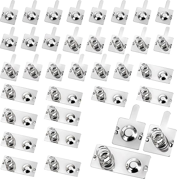 Amazon.com: 12 Pairs Battery Contacts AA Battery Springs Battery ...