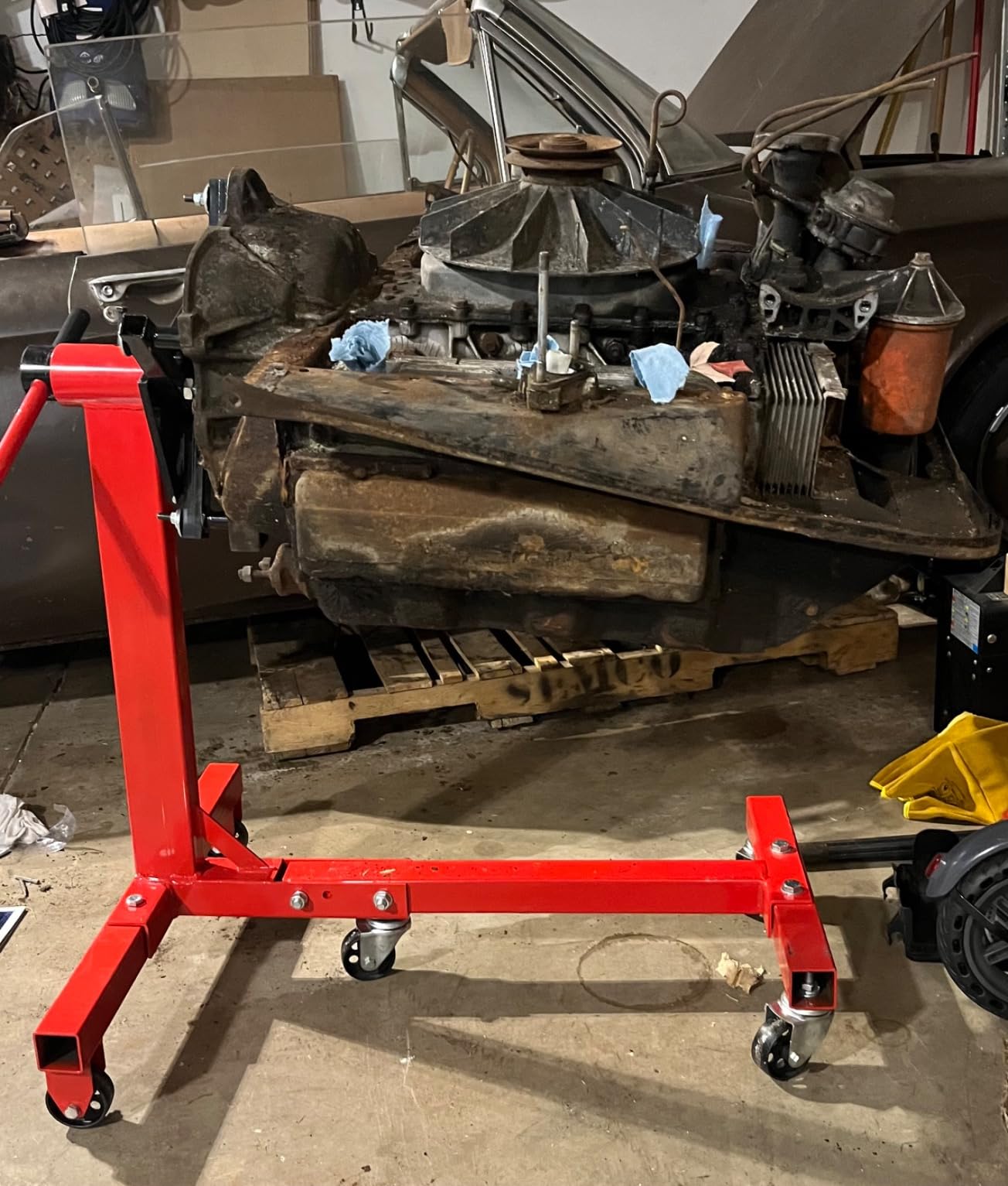 $20/mo - Finance YITAMOTOR Engine Stand, 1250lbs Capacity Engine Motor ...