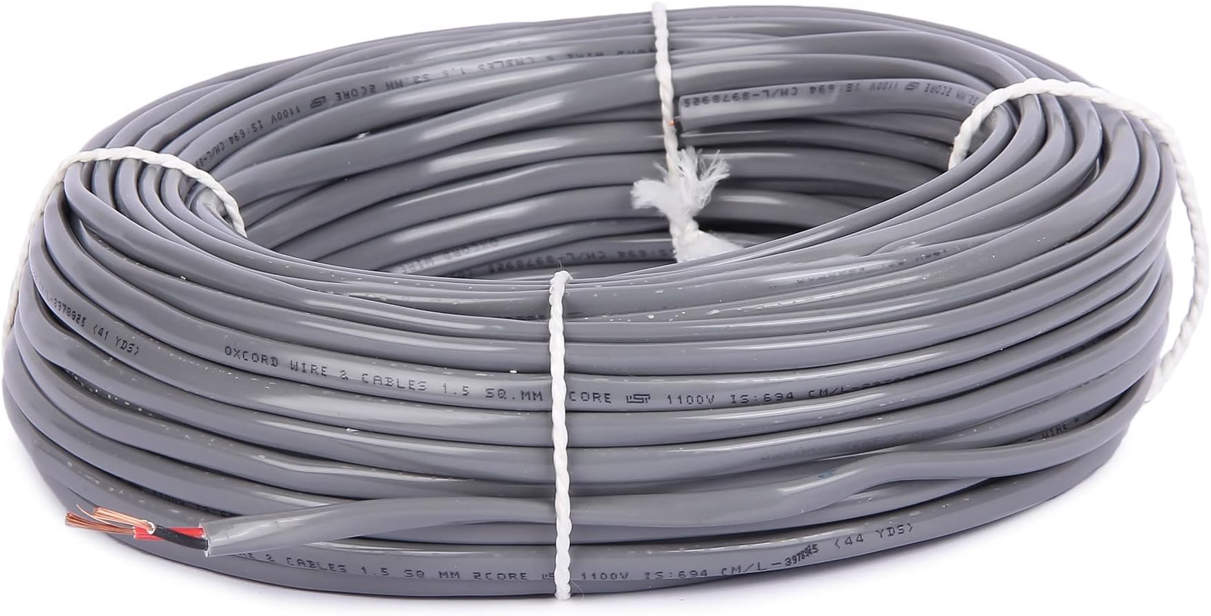 OXCORD Twin Flat 2 Core Copper Wires and Cables for 1mm Domestic and ...