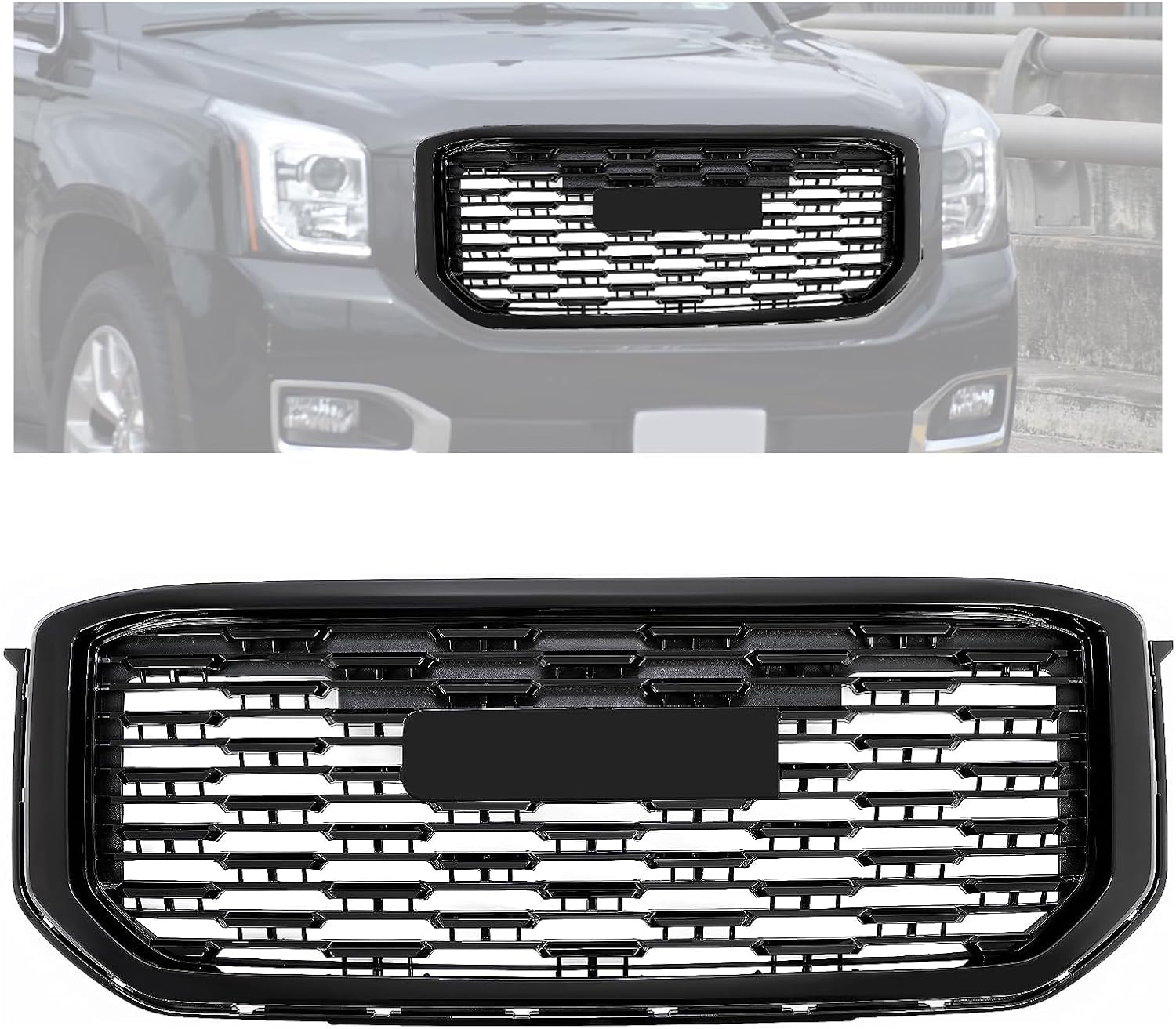 Gmc Grille Emblem 2015-2019 GMC Sierra 2500/3500 HD Black Front Bumper ...