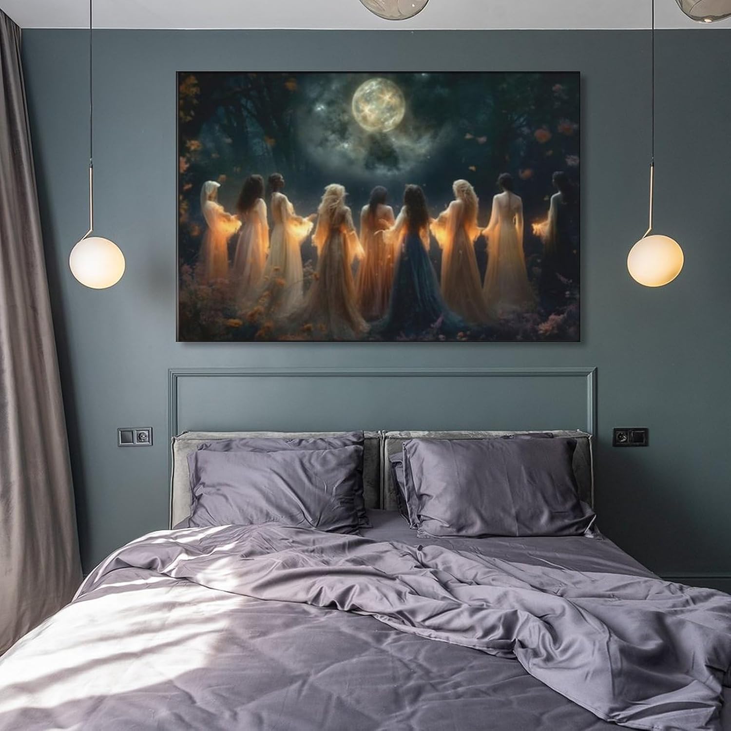 Moon Calling Magic Witchy Ritual Mythical Wall Art Print Póster de ...