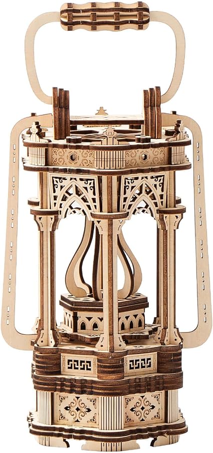 Amazon.com: 3D Wooden Puzzles for Adults 145pcs LED Light Vintage ...